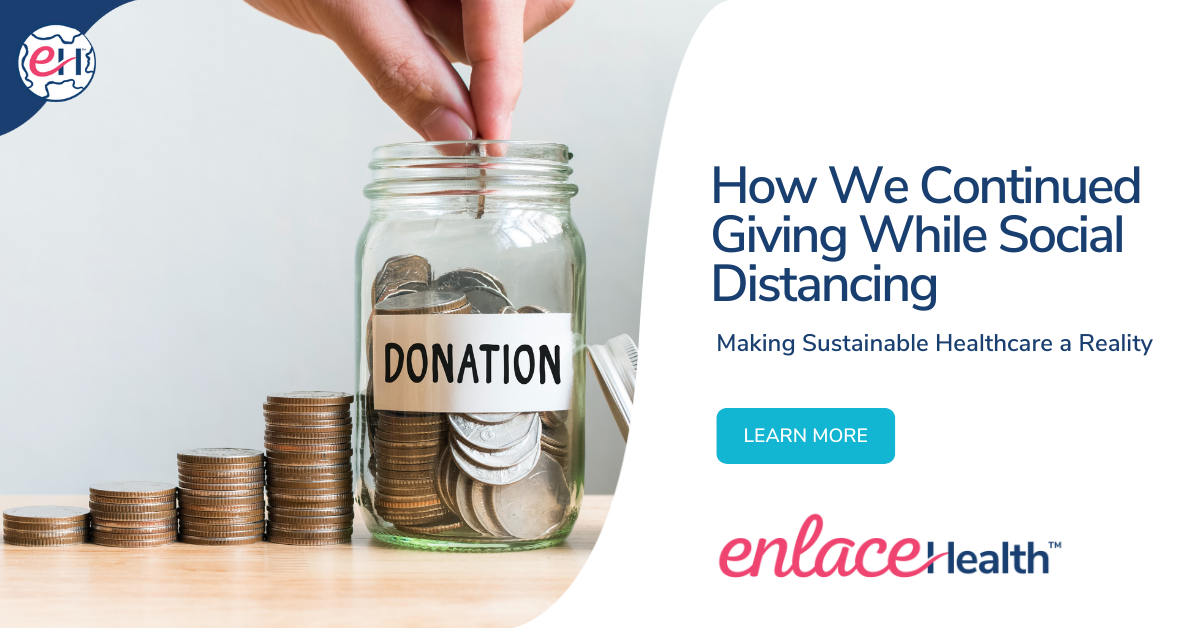 How We Continued Giving While Social Distancing